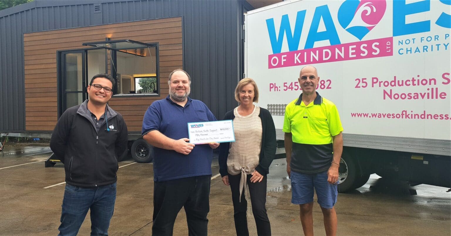 Waves Of Kindness Supports “TINY HOMES” with Generous Donation - Youturn